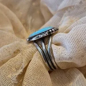 Jewelry | Vintage Navajo Silver Womens Ring By Waldek Johnson | Poshmark